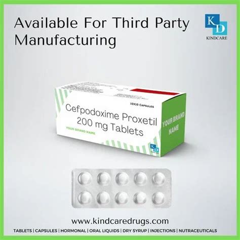 Your Brand Name Cefpodoxime Proxetil 200 Mg Tablets At ₹ 501 Box In Roorkee