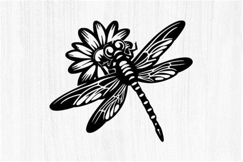 Floral Dragonfly Svg Bundle Graphic By Vector Zone Area · Creative Fabrica