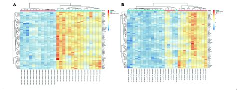 Unsupervised Hierarchical Clustering Of The Top 50 Most Upregulated