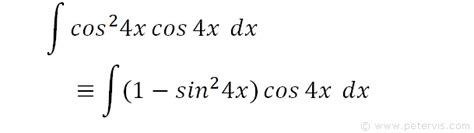 Integrate Cos34x