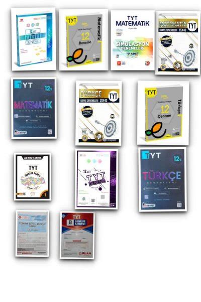 TYT Türkçe Ve Matematik Deneme Seti Üç Dört Beş Yayıncılık 546345769780