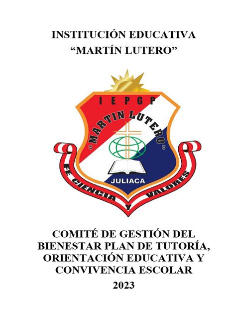 Plan Anual De Tutoria 2023 Pdf Violencia Salón De Clases