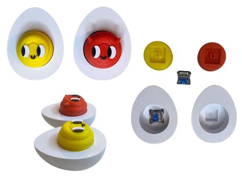Deviled Egg Clicker Fidget Toy By Helloadorable Makerworld
