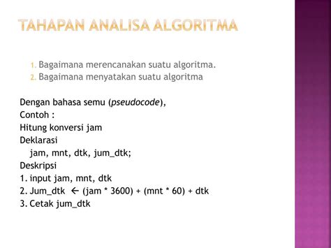 PPT DASAR DASAR ALGORITMA PowerPoint Presentation Free Download ID 4238648