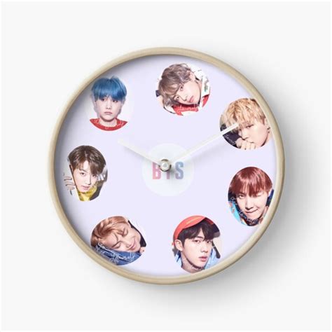 Bts Clocks Redbubble