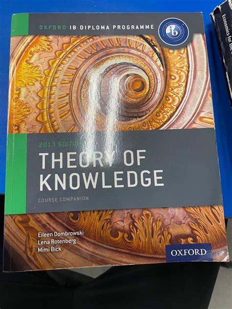 Ib Tok Theory Of Knowledge Textbook Oxford Hobbies And Toys Books And Magazines Textbooks On