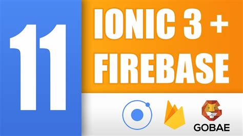 11 Creando Un Proyecto De Firebase Curso Ionic 3 Firebase Youtube
