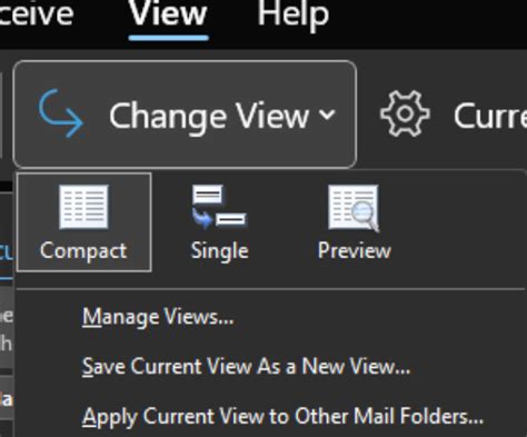 How To Change View On Outlook MF Telecom Services