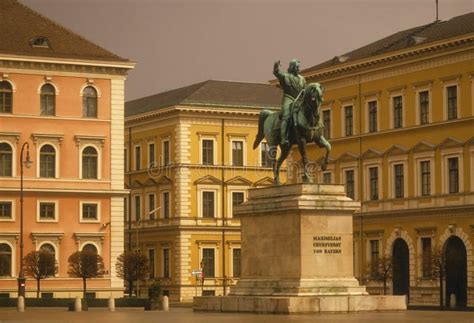 Statue Of King Maximilian I Joseph Munich Stock Image Image Of