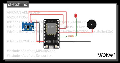Deteksi Gempa Wokwi Esp32 Stm32 Arduino Simulator