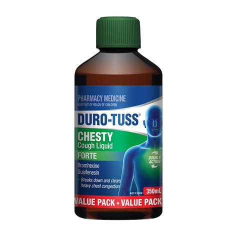 Duro Tuss Chesty Forte Cough Liquid Forte 350ml Duro Tuss