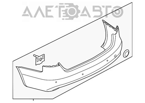 Бампер задний голый Audi A4 B8 13 16 рест без парктроников 8k5 807 067