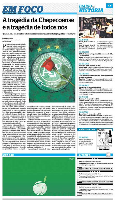 A Tragédia Da Chapecoense E A Tragédia De Todos Nós Direto Da Redação