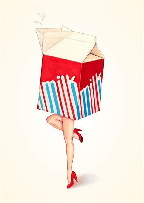 Milk Pin Up By Kelly Gilleran Redbubble