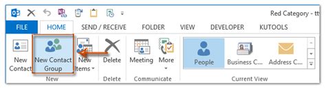 How To Create Contact Group From Category In Outlook