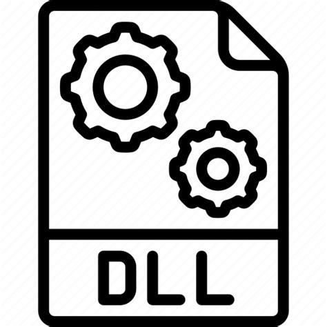 Dll File Document Filetype Dynamiclink Icon Download On Iconfinder