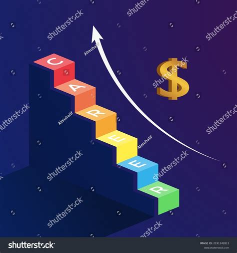 경력 사다리 만화 삽화 직업 알파벳과 스톡 벡터로열티 프리 2191142813 Shutterstock