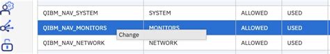 IBM Navigator For I Function Usage IDs