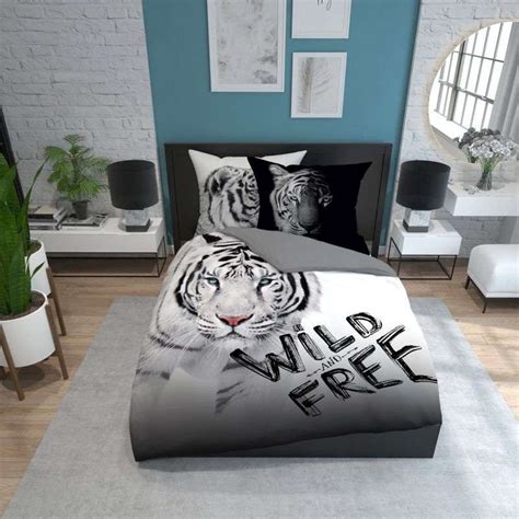 Francúzske Obliečky Biely Tiger Wild Free 220200 Cm