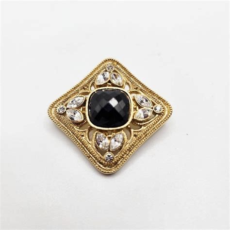 Vintage 1928 Brooch Diamond Gem