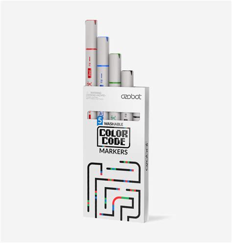 Dual Tip Washable Markers For Stem Lessons And Activities Ozobot