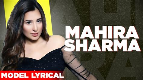 Mahira Sharma Model Lyrical My Moon Amrit Maan Punjabi Songs