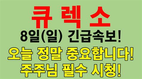 큐렉소 주가전망 주식 긴급 큐비스 Spine 미국 수출확대로 실적 모멘텀적자기업 탈출 650만주 매수 외국인 숨은