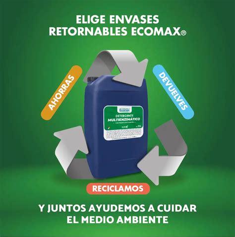 Detergente Ecomax Elige Envases Retornables Ecomax Y Juntos Ayudemos A Cuidar El Medio