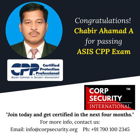 It Was A Pleasure To Have Been Trained By Mr Siva Of Corp Security