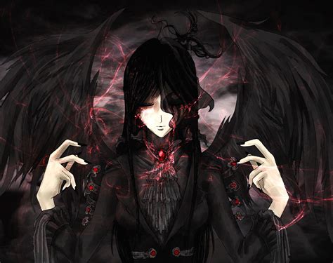 Dark Angel Anime Hd Wallpaper By Volatilefortune