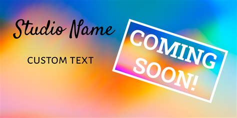 Coming Soon Signs And Banner Templates
