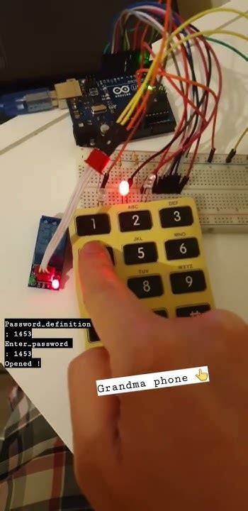Eski Tip Telefon Keypad Ile Arduino şifreli Kapı Giriş Uygulaması Youtube
