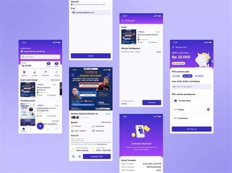 Event App Ui Design By Mochamad Mufid Abiyyu On Dribbble