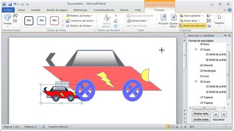 Tutorial De Word Uso De Las Autoformas Agrupar Objetos YouTube
