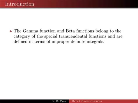 Beta Gamma Functions Pdf