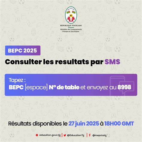 Examen Du Bepc Voici Comment Consulter Les Résultats Togotopnews L