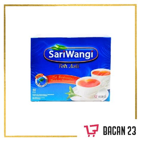 Jual Teh Asli Sariwangi Isi 50 Pcs Teh Celup Sari Wangi Teh