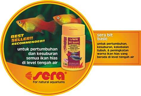 Sera Bit Basic Biangnya Makanan Ikan Air Tawar Baruu Isi 20 Gram