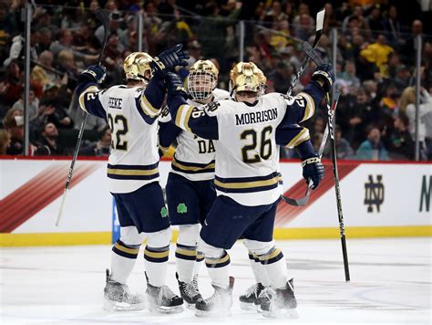 Notre Dame Hockey Irish Look To Finish Season Strong
