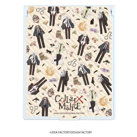 デカキャラミラー「collar×malice」01ちりばめデザイングラフアートデコルイラスト｜アニメ・キャラクターコラボグッズのec