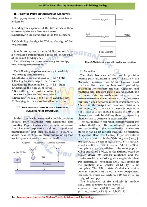An Fpga Based Floating Point Arithmetic Unit Using Verilog Pdf