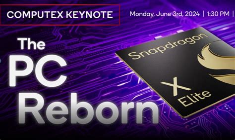 Qualcomm Announces “the Pc Reborn” Keynote At Computex 2024 Gadget Voize