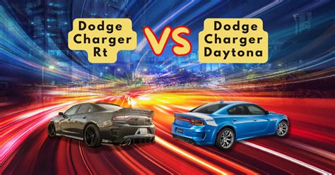 Dodge Charger Rt Vs Dodge Charger Daytona 6 Performance Upgrades You
