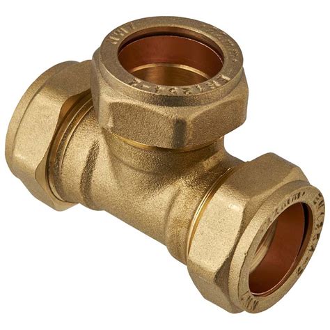 Wilko 22mm Compression Equal Tee Wilko