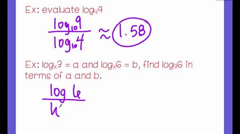 Logarithms Part 3 Youtube