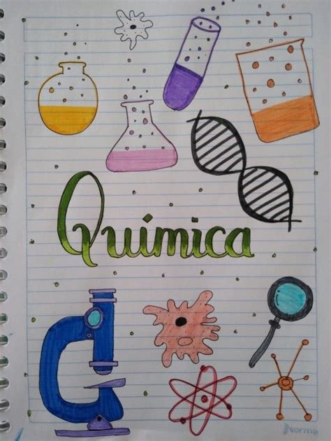 40 Portadas de Química ideas fáciles carátulas imágenes