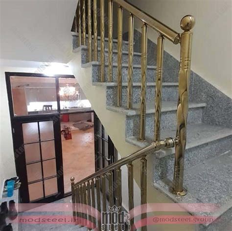 نرده وسط پیچ صراحی مد استیل مد استیل