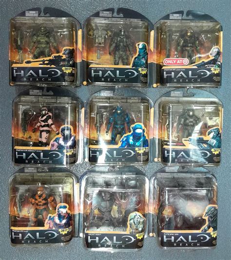 Mcfarlane Halo Reach Series 3 Action Figures Set Of 9 Hobbies And Toys