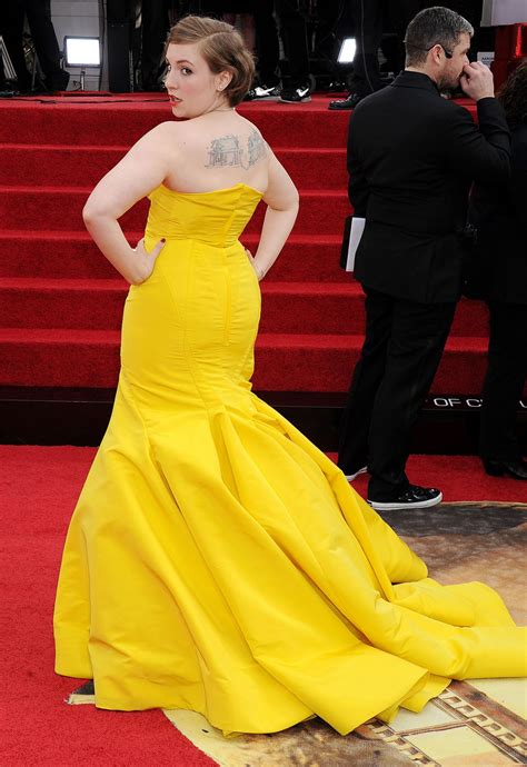 Lena Dunham At 71st Annual Golden Globe Awards Hawtcelebs