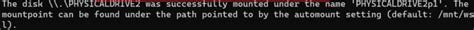 Wsl Mount Is Not Working Issue Microsoft Wsl Github